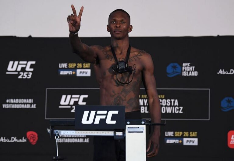 Pec-Gate solved? Israel Adesanya cites too much marijuana for unusual ...