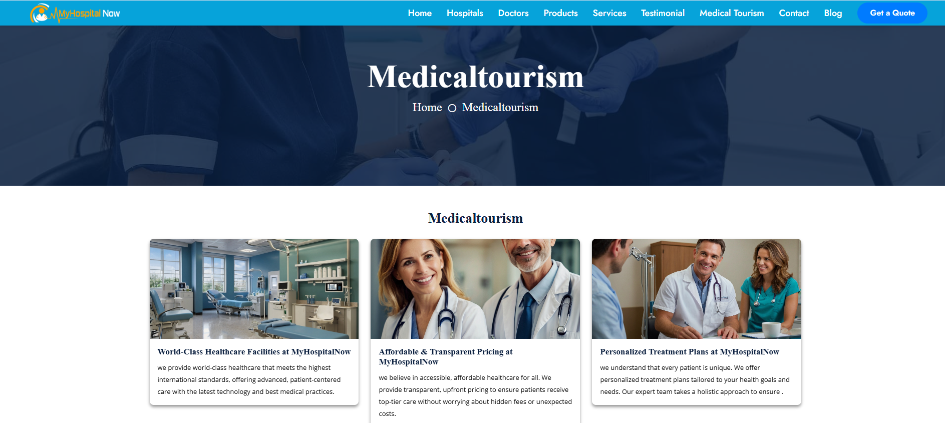 Explore Medical Tourism with MyHospitalNow: Access World-Class ...