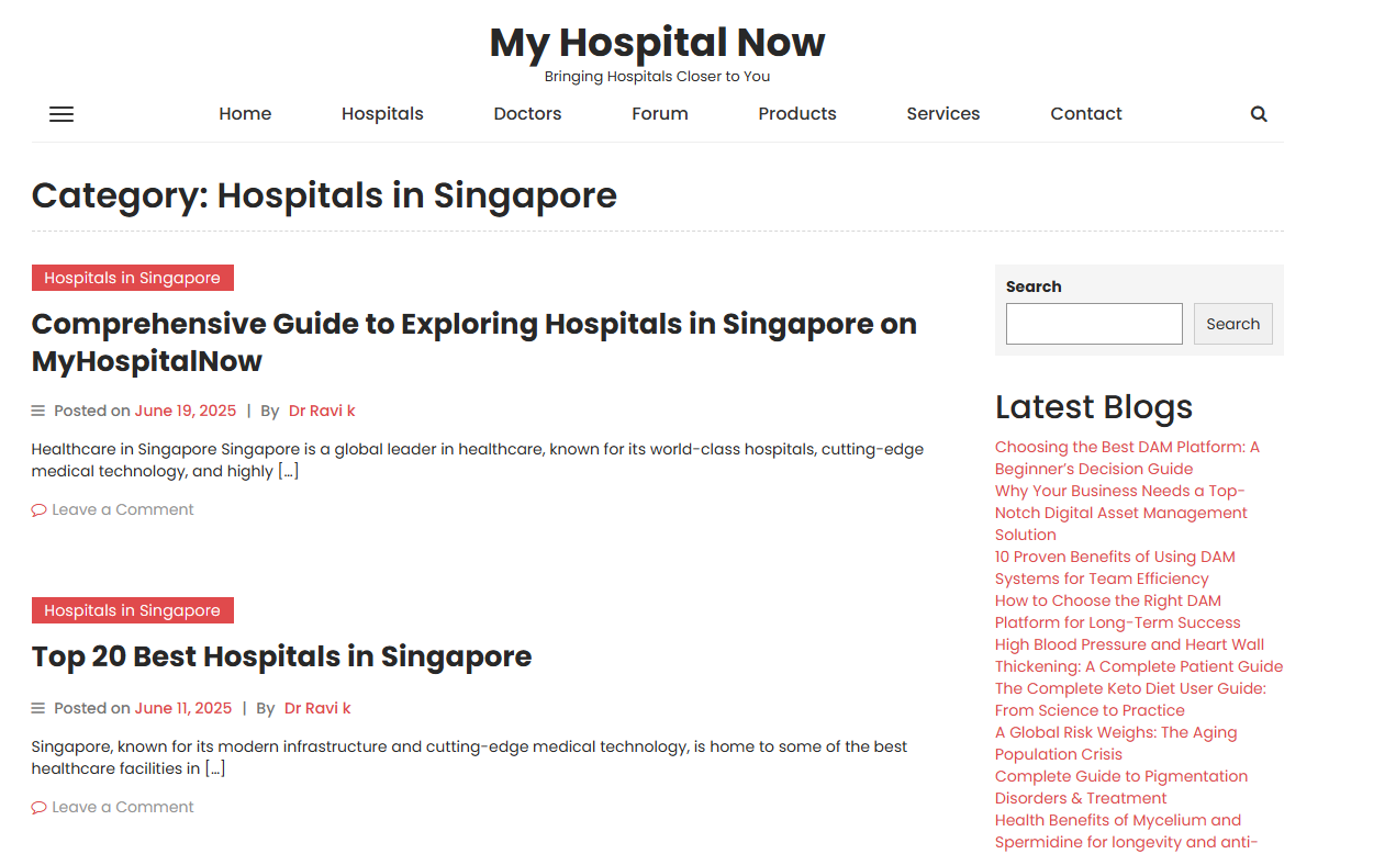 The Ultimate Guide to Hospitals in Singapore: Navigating Healthcare ...