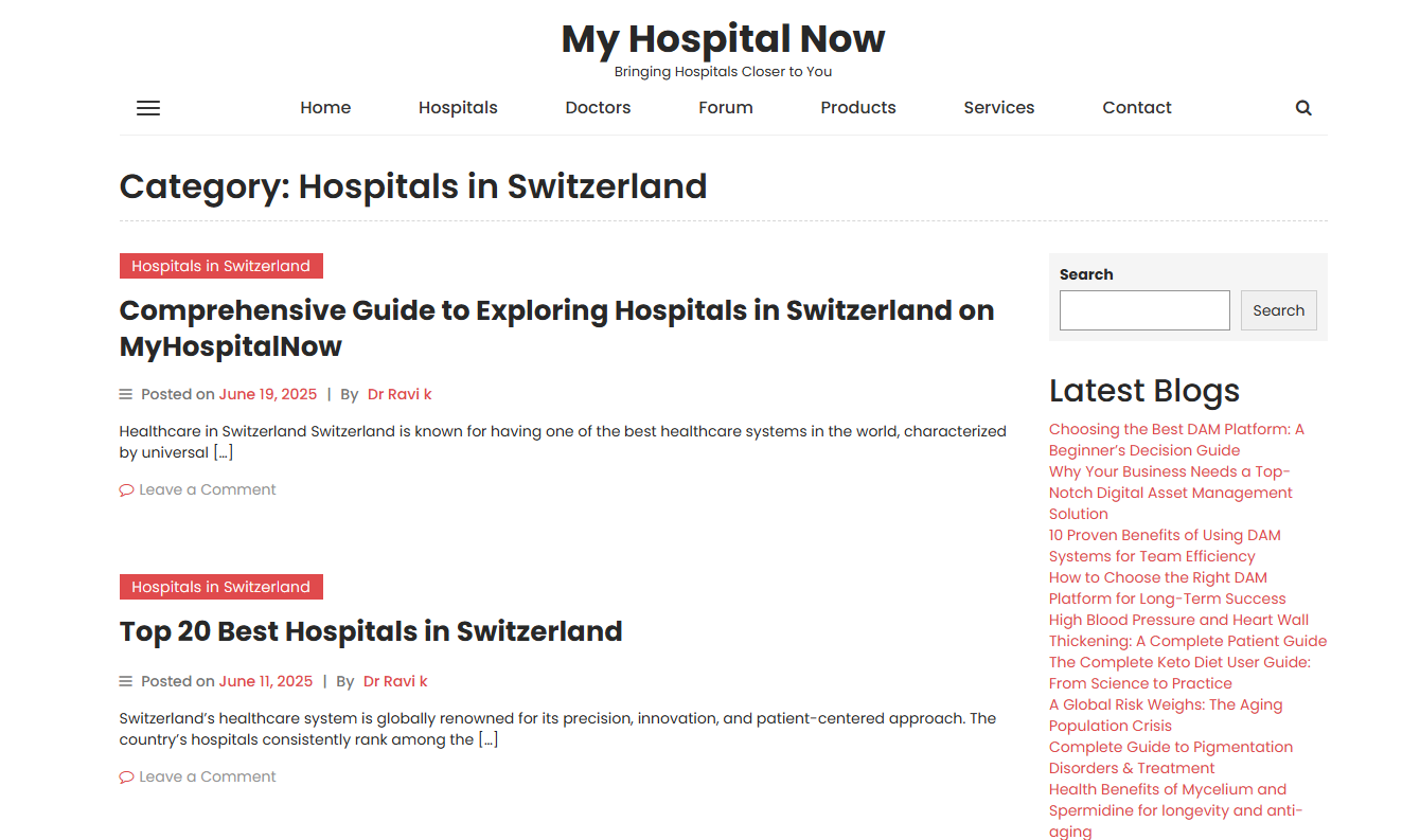 The Ultimate Guide to Hospitals in Switzerland: Navigating Healthcare ...