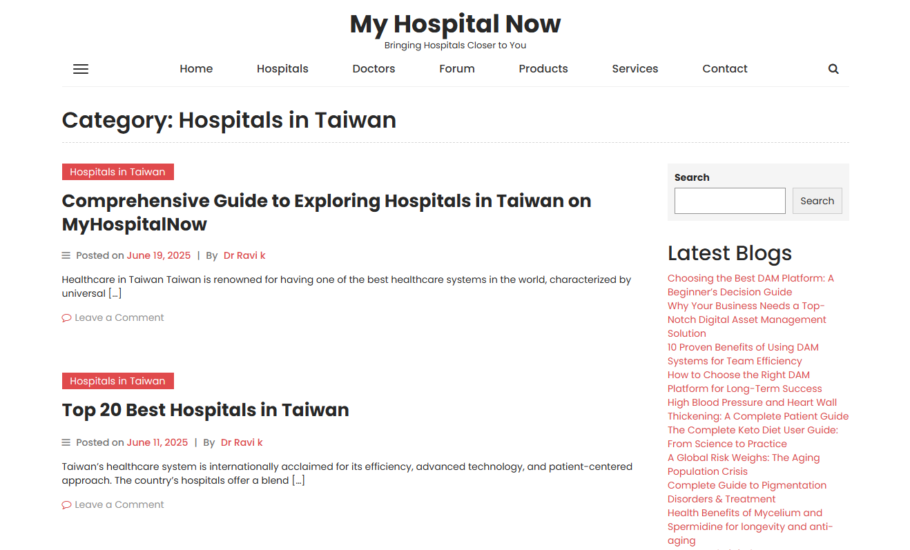 Hospitals in The Ultimate Guide to Hospitals in Taiwan: Navigating ...