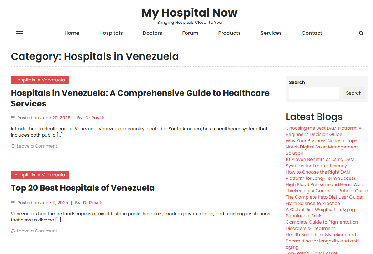 Your Complete Guide to Hospitals in Venezuela: Healthcare Services and ...