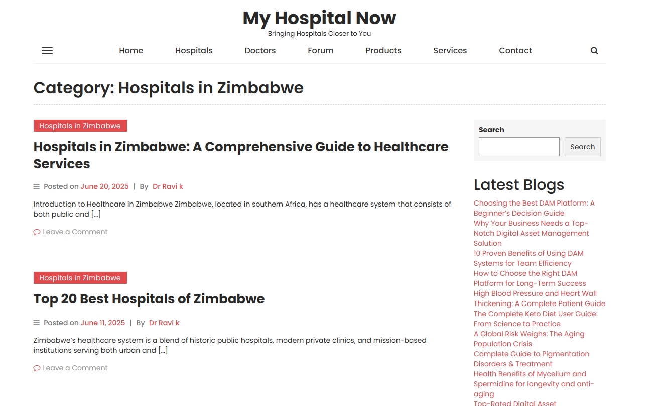 Your Complete Guide to Hospitals in Zimbabwe: Healthcare Services and ...