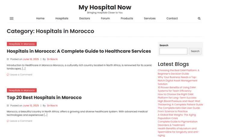Top 20 Best Hospitals of Morocco - MyMedicPlus