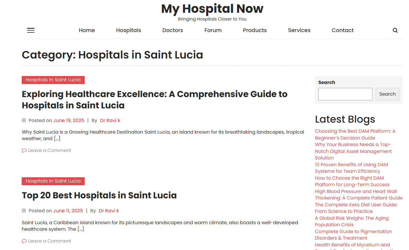 Best Hospitals in Saint Lucia - MyMedicPlus