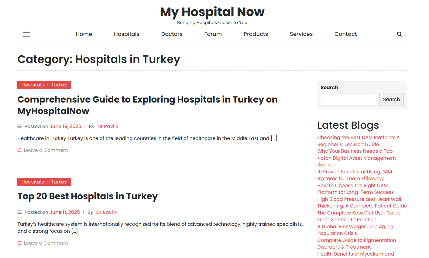 Find the Best Hospitals in Turkey with MyHospitalnow - MyMedicPlus