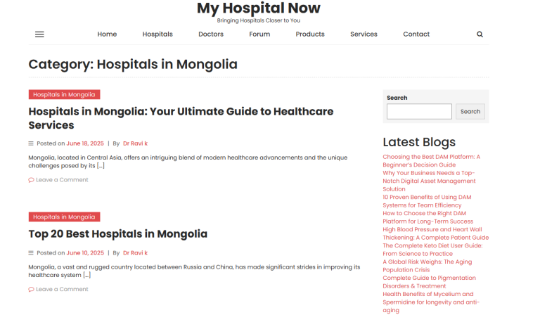 Top 20 Best Hospitals of Mongolia - MyMedicPlus